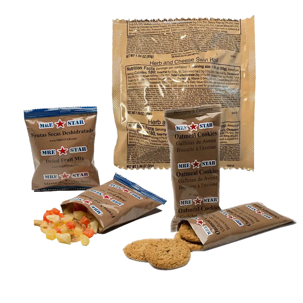 Best MRE Snacks for Quick & Easy Ready to Eat Meals