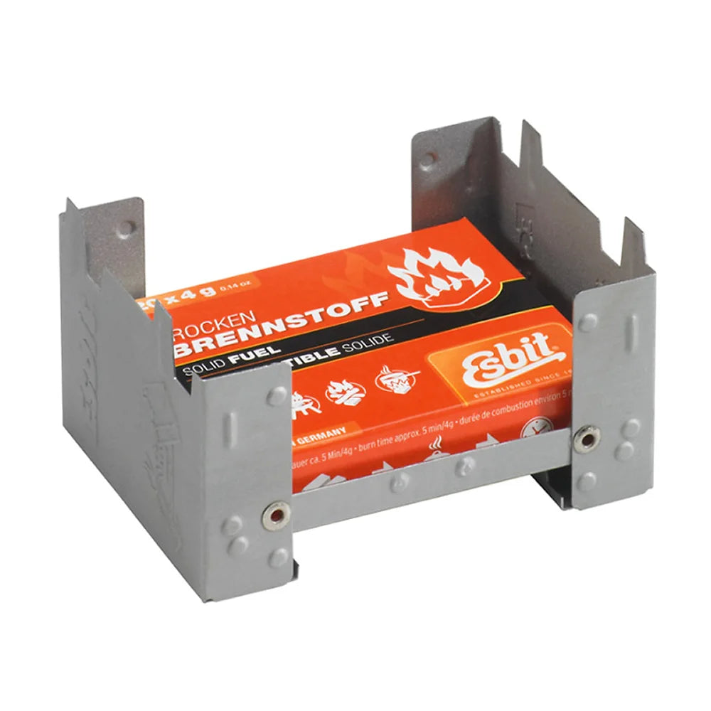 Esbit Pocket Stove with Fuel Cubes Compact Solid Fuel
