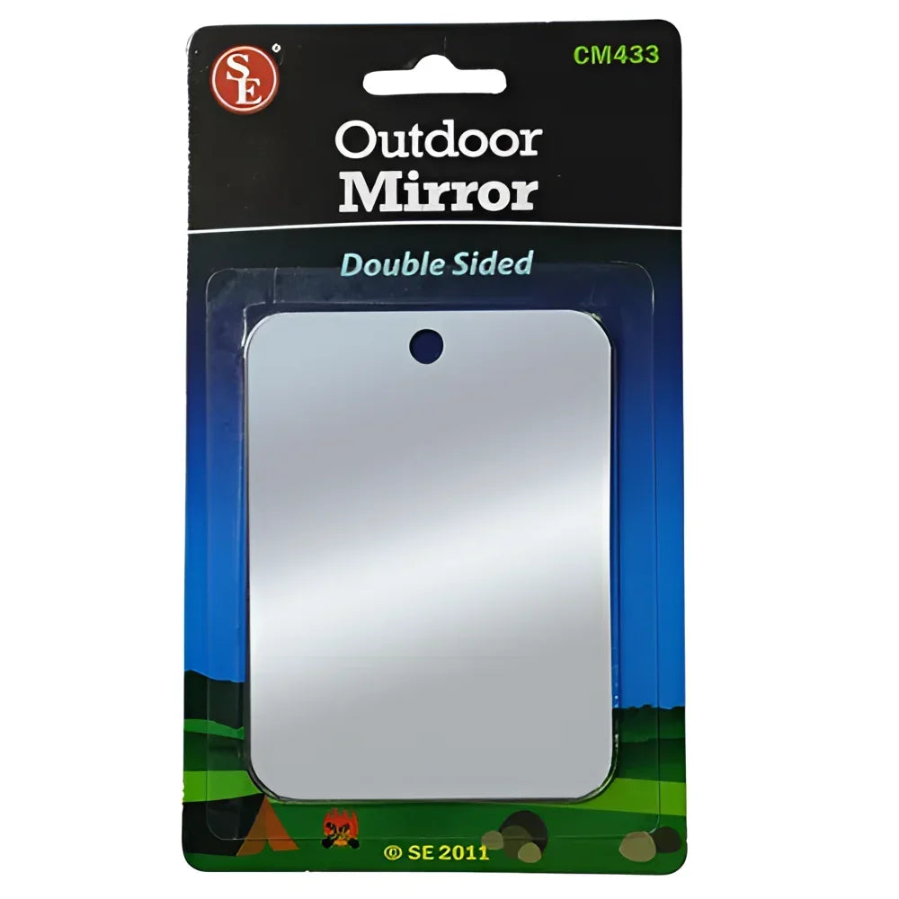 Emergency Survival Signaling Mirror for Outdoor Use